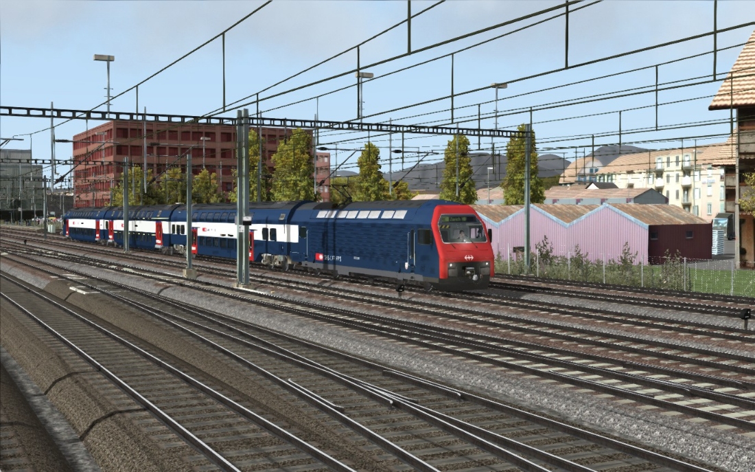 SBB Doppelstock Pendelzug DPZ für den Train Simulator Classic